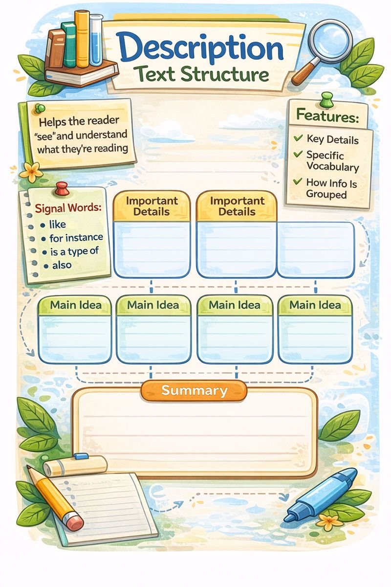 Description Text Structure: A Simple Guide With Free Learning Resources ...